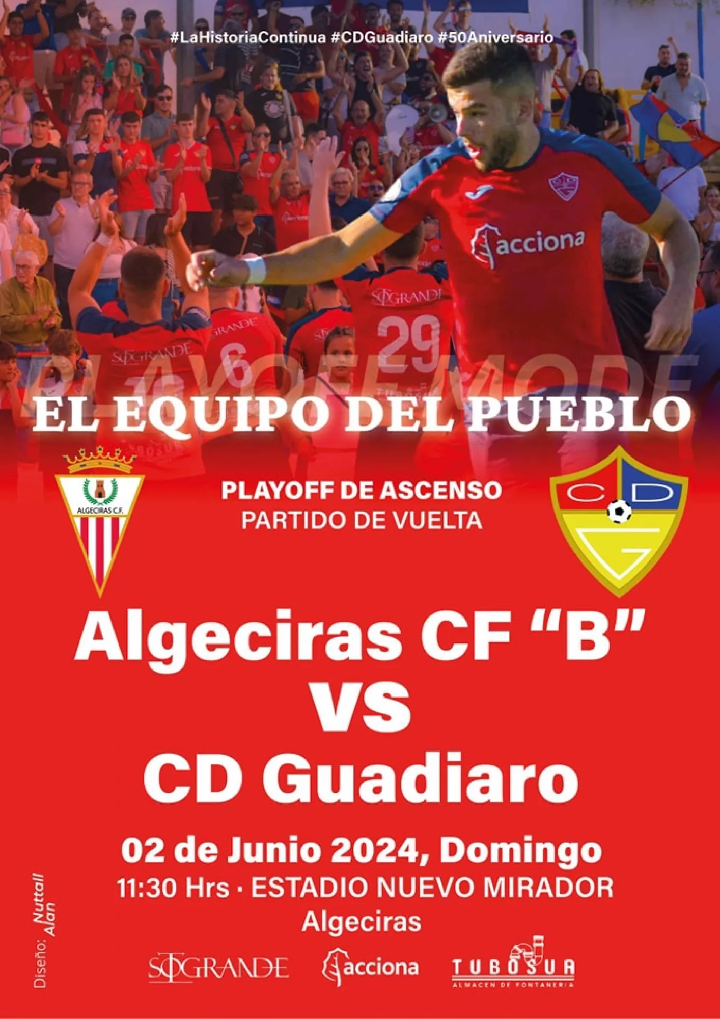 El CD Guadiaro juega el domingo ante el Algeciras B el segundo partido de la liguilla de ascenso ...
